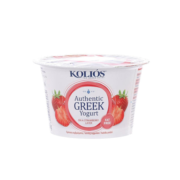 KOLIOS Fat Free Authentic Greek Yogurt - Strawberry (150g) – city'super